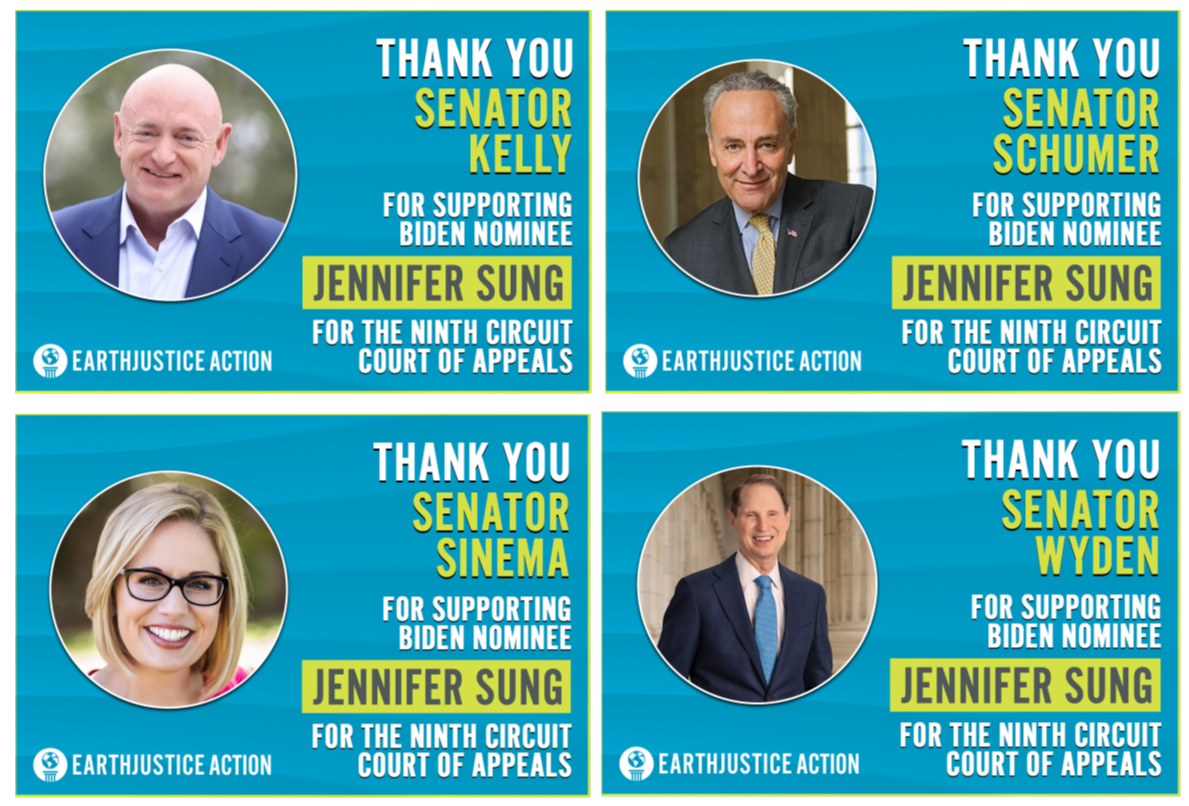 Earthjustice Action Ad Campaign Thanks U.S. Senators for Supporting ...